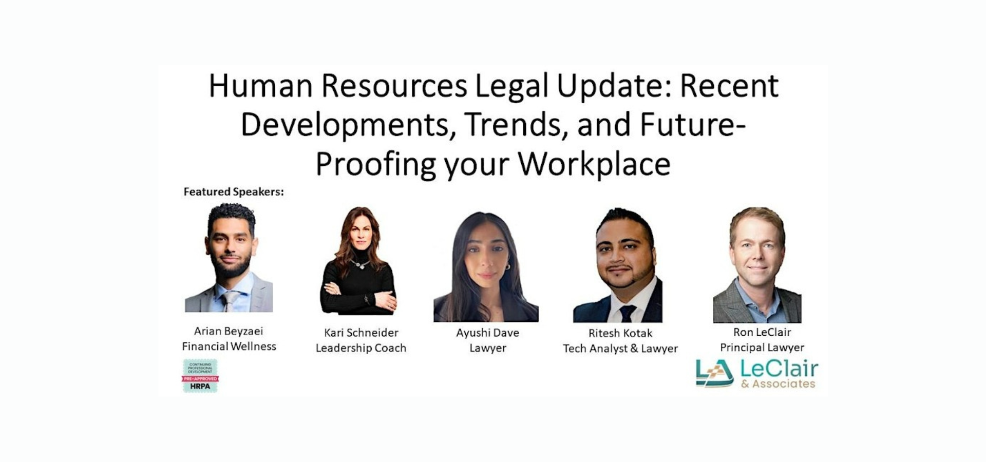 HR/Legal: Recent Developments, Trends, & Future-Proofing your Workplace | London Economic ...